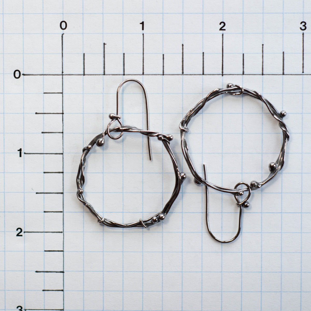Organic Handmade Metal Hoops – Sundog-Jewelry